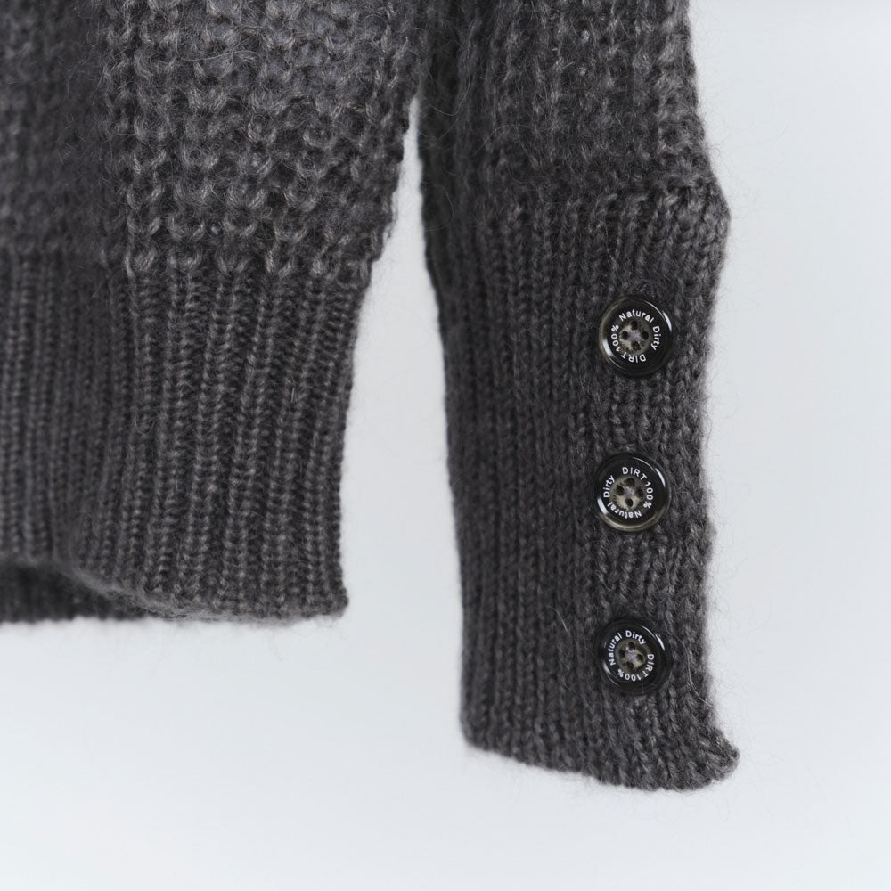 2023AW collection Low Gauge Knit Pullover GY | GALAXY BROAD SHOP